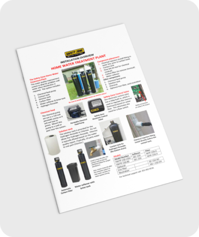 Manuals - Safety Zone Water Systems