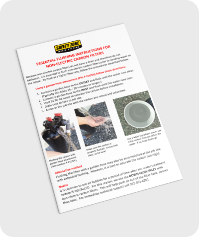 Manuals - Safety Zone Water Systems